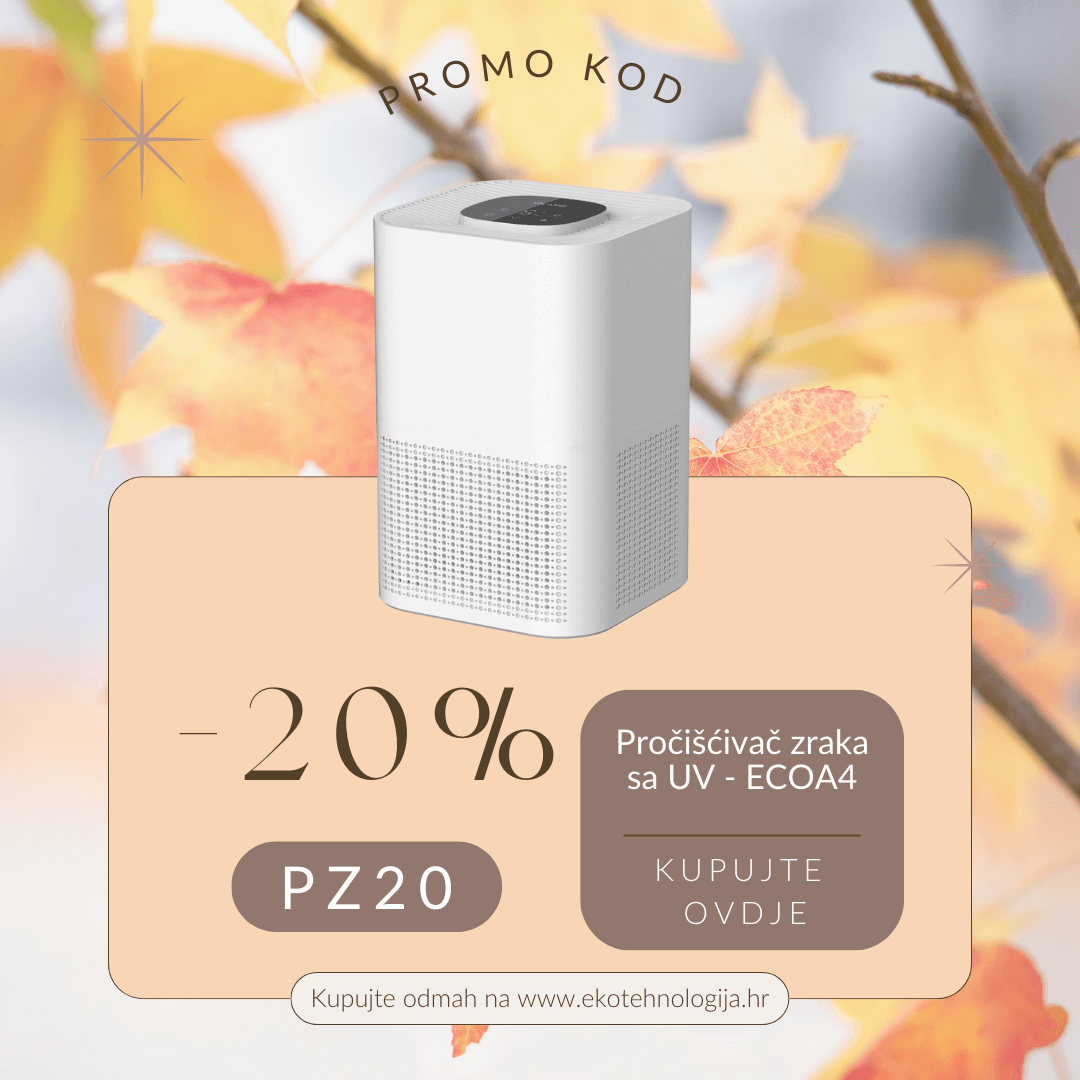 PROČIŠĆIVAČ ZRAKA SA UV- ECOA4 - Ekotehnologija
